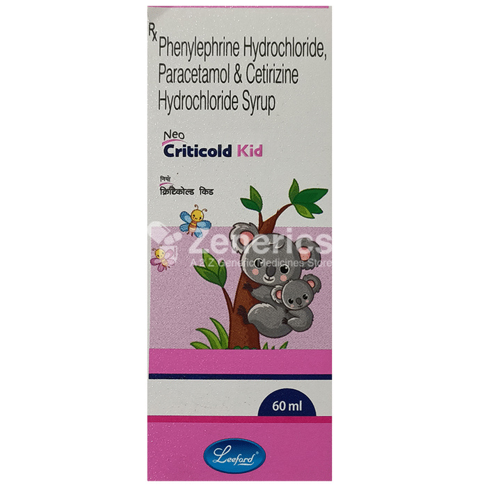 Criticold Kid Syrup - Buy Online at Zenerics