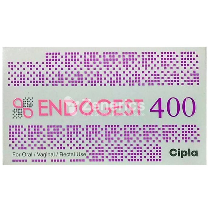 Endogest 400mg Soft Gelatin Capsule - Buy Online at Zenerics