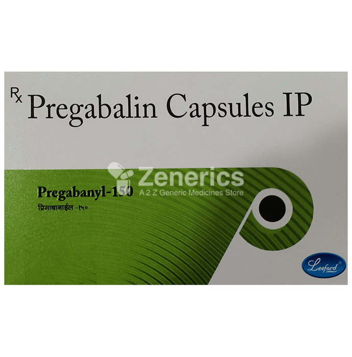 Pregabanyl 150 Capsule - Buy Online at Zenerics