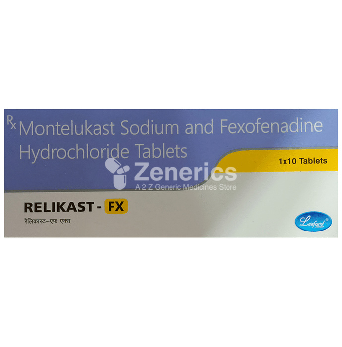 Relikast-FX Tablet - Buy Online at Zenerics