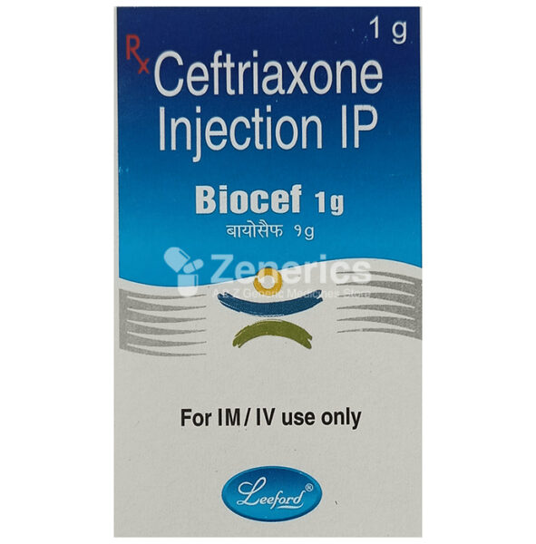 Biocef 1g Injection – Zenerics