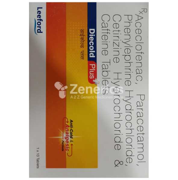 Diecold Plus Tablet - Buy Online at Zenerics
