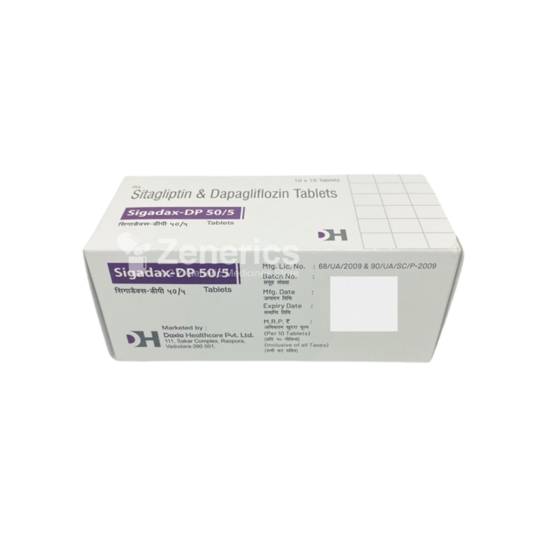 Sigadax DP 50/5 Tablet - Zenerics